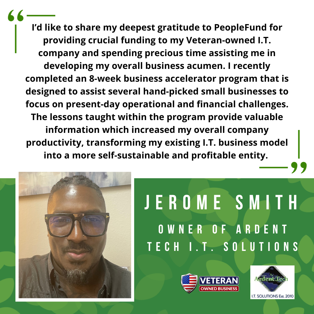 Giving Tuesday Client Spotlight: Ardent Tech I.T. Solutions - PeopleFund